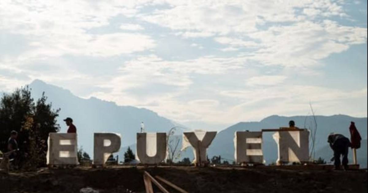 Letras corpóreas en Epuyén: nueva señalización turística en el acceso ...